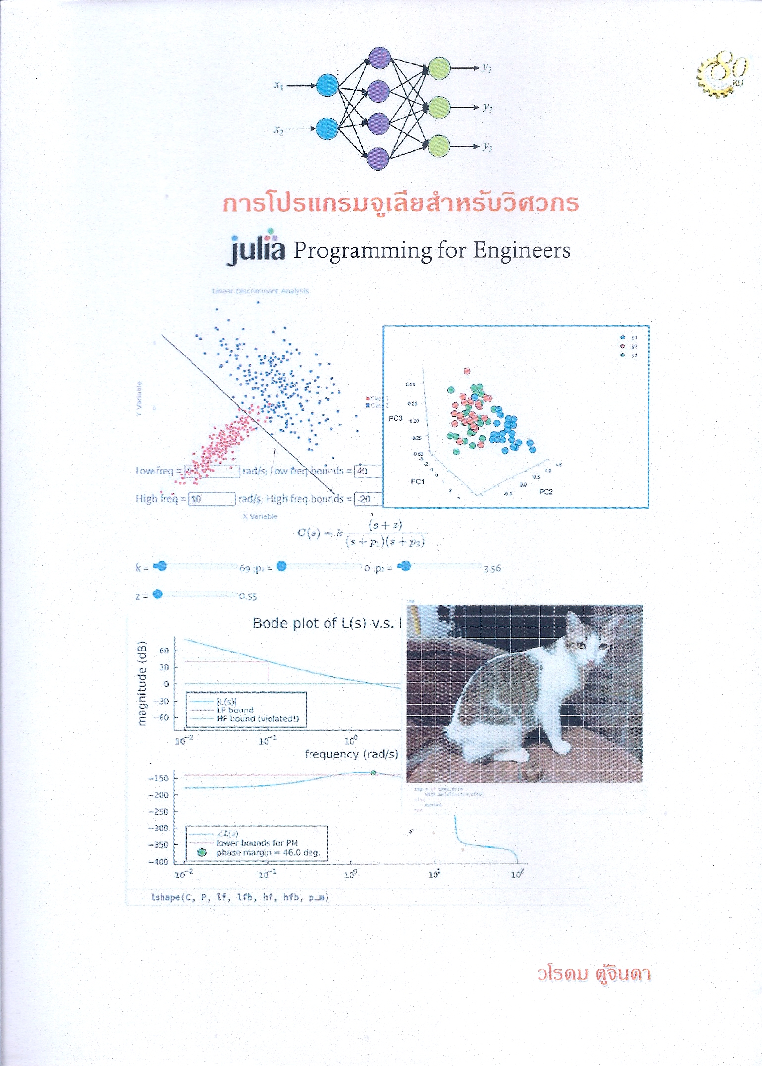 การโปรแกรมจูเลียสำหรับวิศวกร (julia Programming for Engineers) - ศูนย์หนังสือมหาวิทยาลัยเกษตรศาสตร์